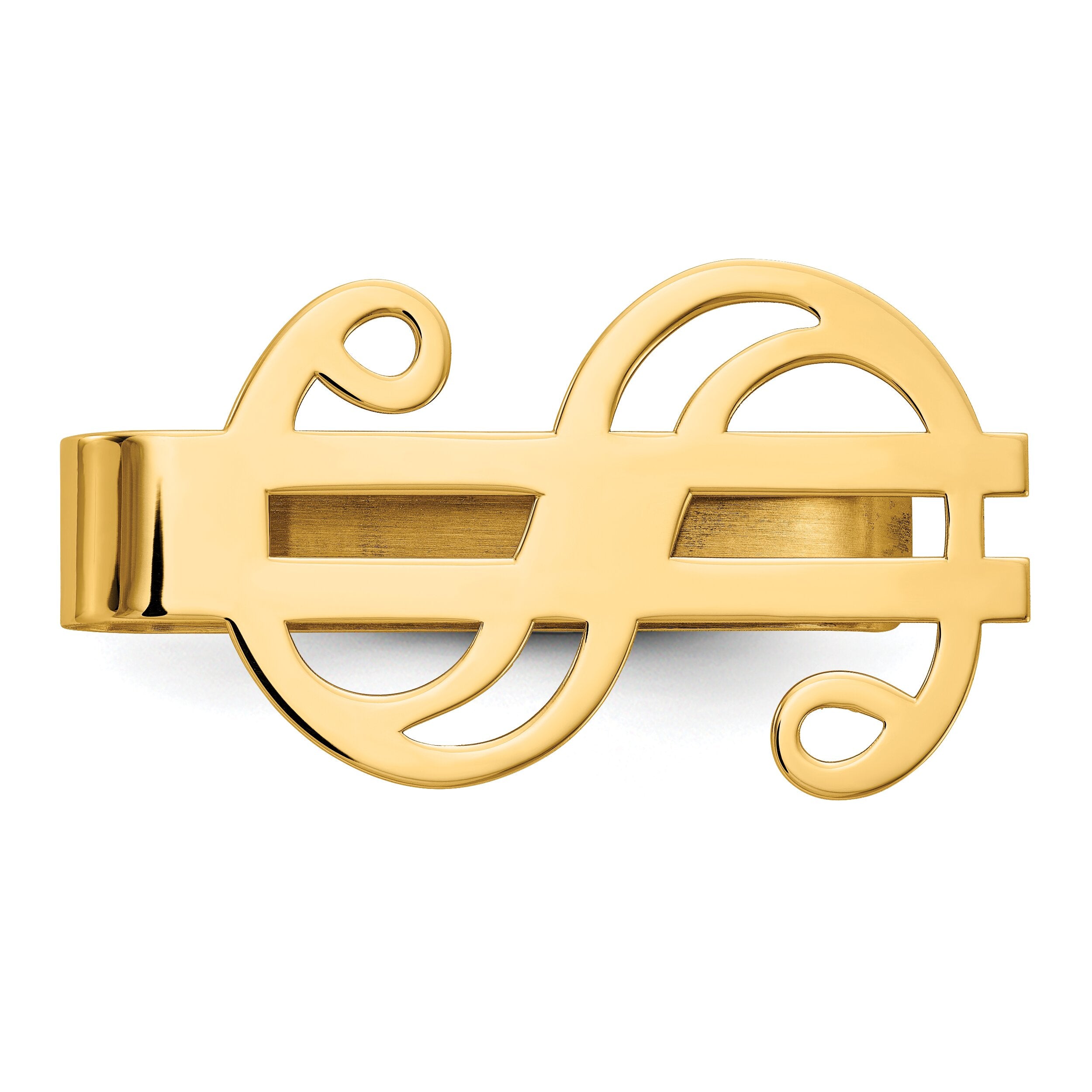 14K Gold Dollar Sign Money Clip – FindingKing