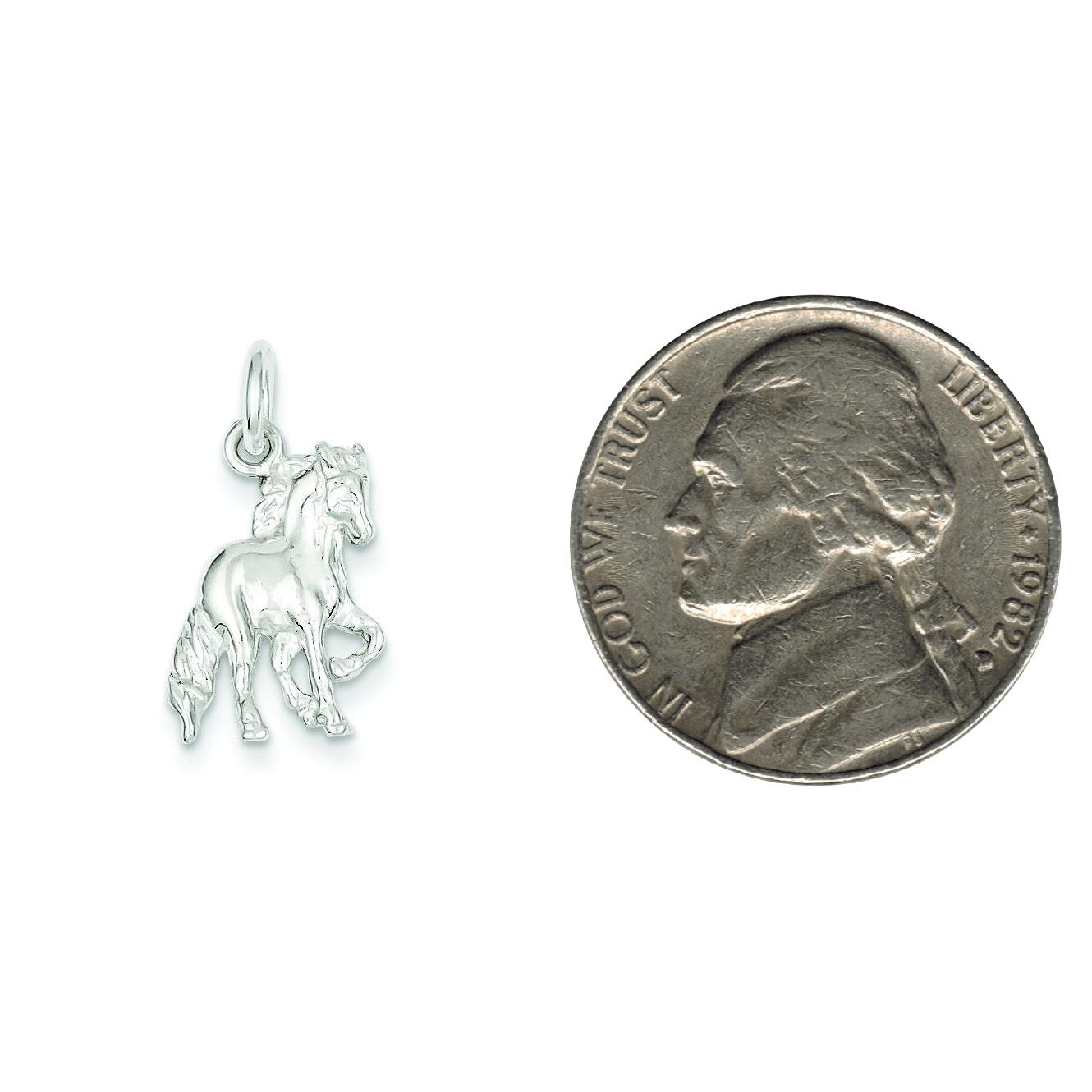 Sterling Silver Horse Charm Jewelry Mustang Jewelry – FindingKing