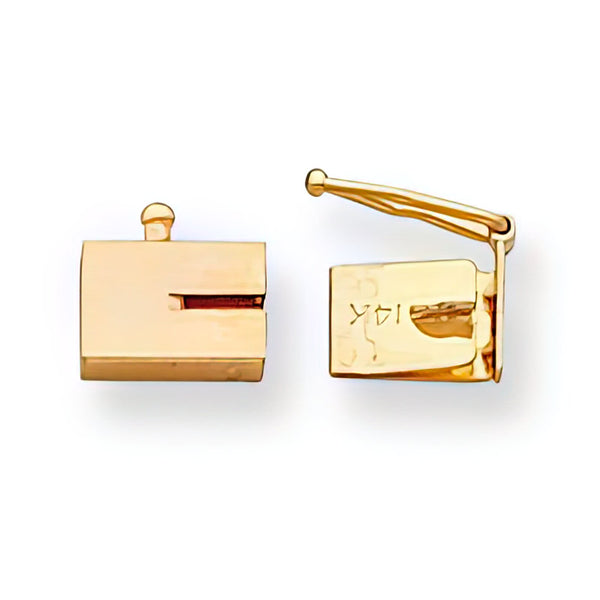 14K Gold Box Clasp Replacement Tongue (8.00mm to 13.30mm) – FindingKing