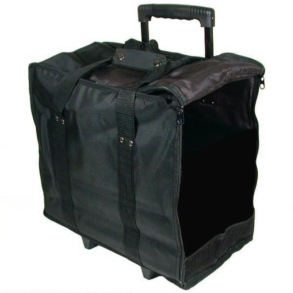 Collapsible Rolling Travel Case Black 13 1/2" – FindingKing