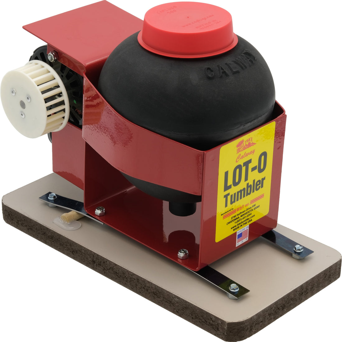 Lot-O Tumbler Single Barrel Vibrating Rock Polishing Tumbler – FindingKing